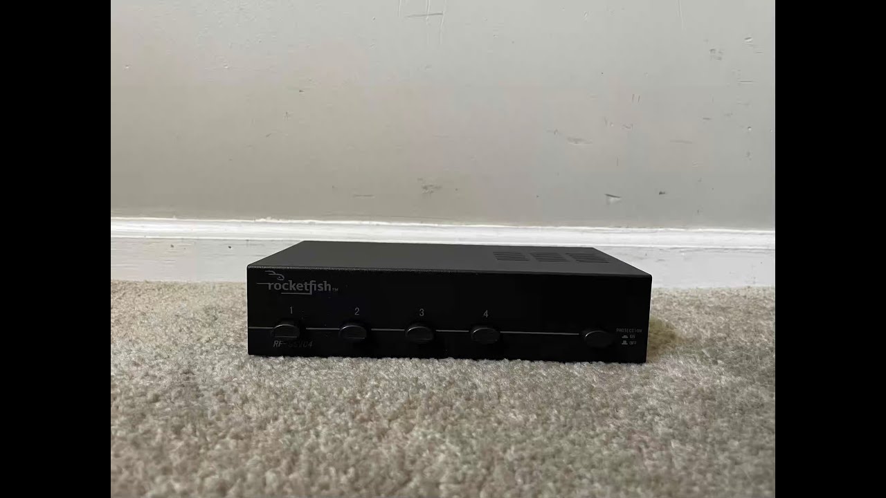 RocketFish RF-SSVC4 4 Way Speaker Selection Control Selector Switch ...