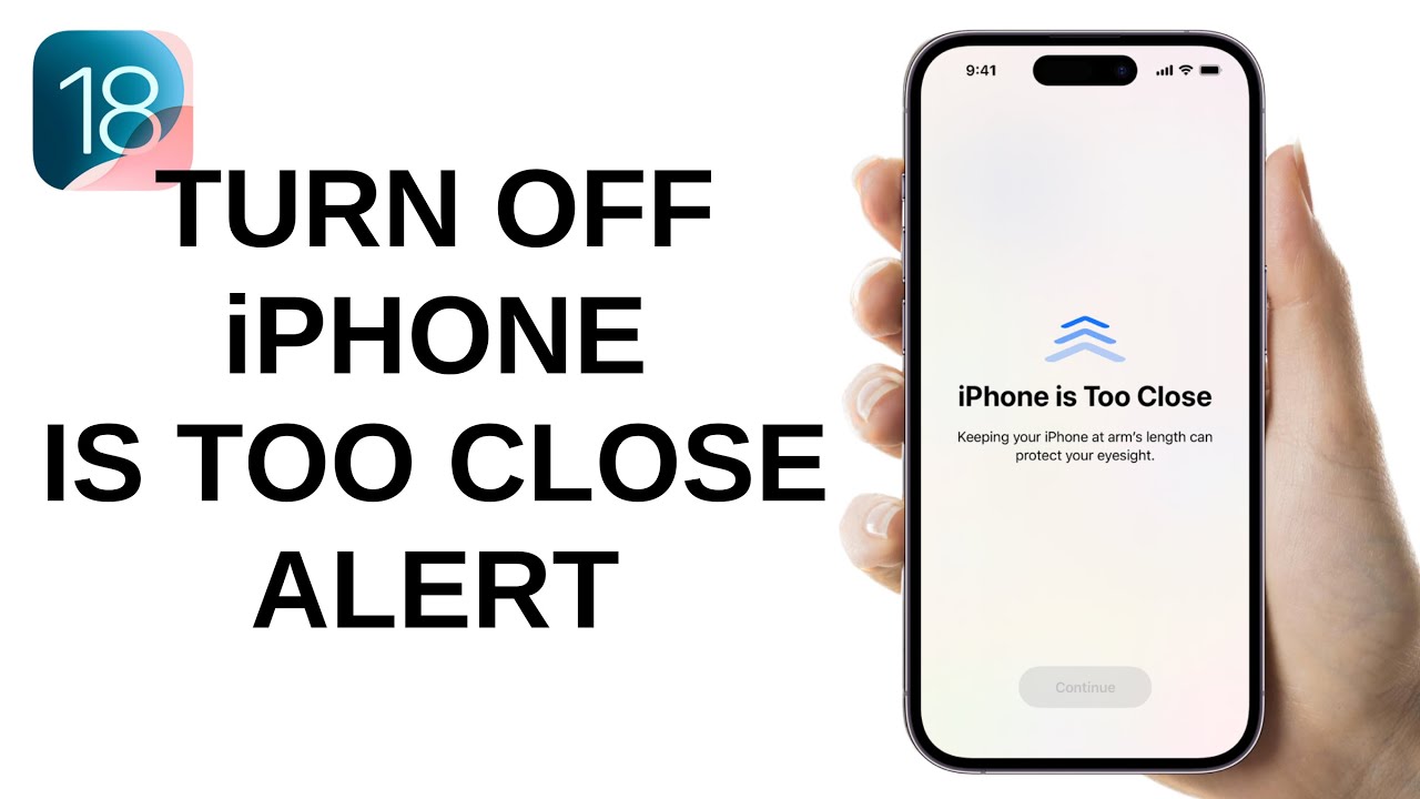 How to Turn Off iPhone is too Close Alert (Screen Distance) - iOS 18 ...