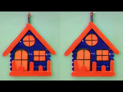 DIY Key Holder | Icecream sticks craft| How to make a key holder # ...