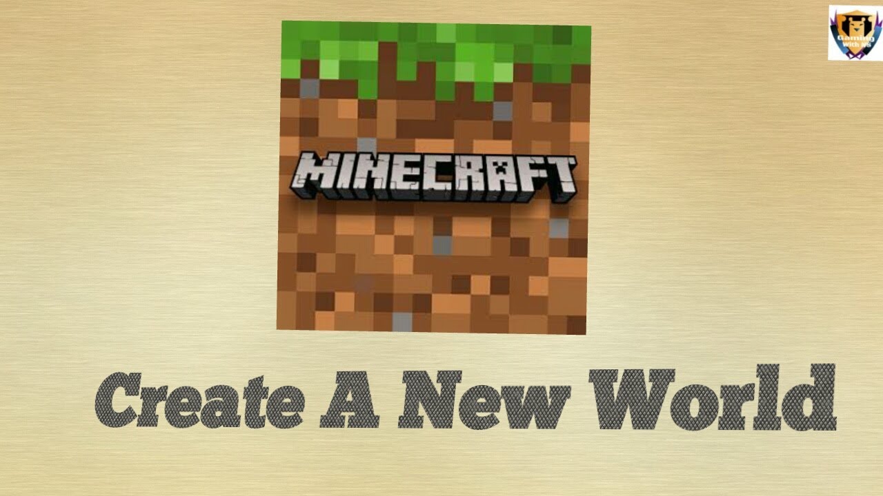 [Minecraft] How to Create A New World? Part-1 in English!! - YouTube