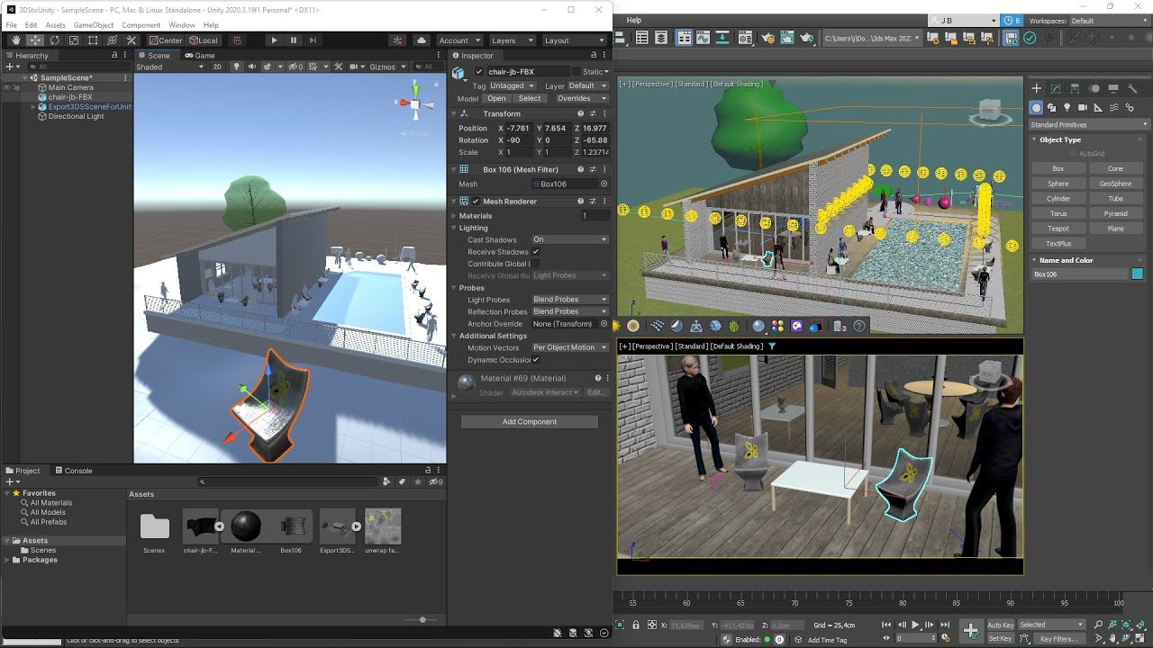 Videoguida - Esporta da 3DStudio Importa in Unity, Esportazione Oggetti 3D e Scena in Formato ...