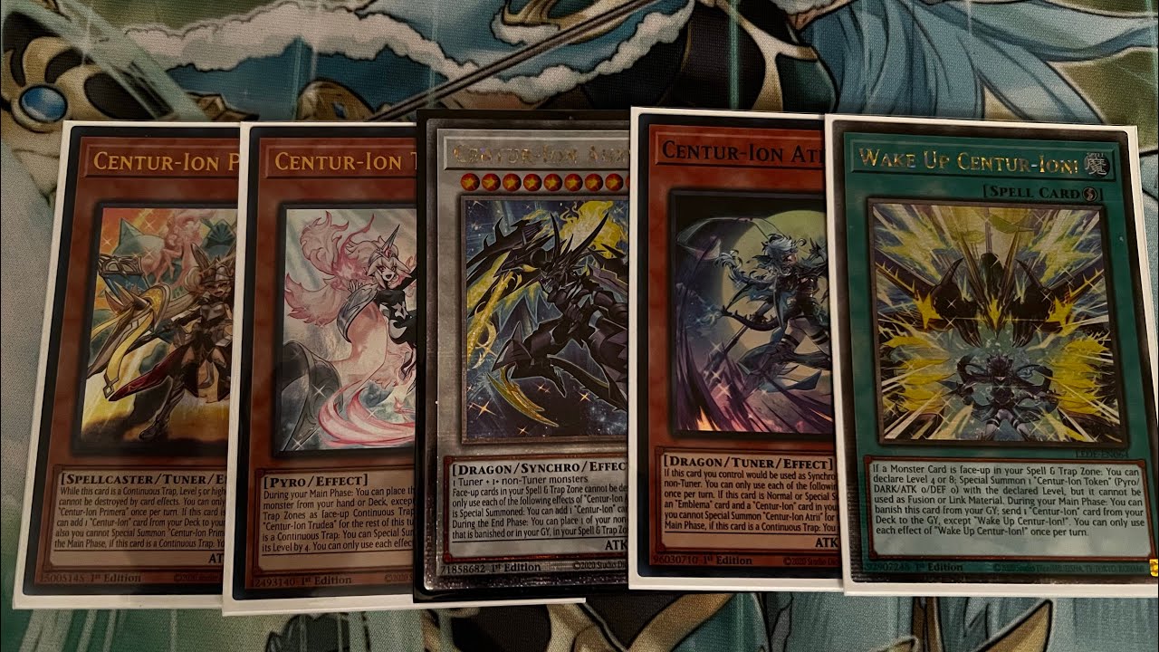 My Yugioh post info Centurion Deck profile 7/24 - YouTube