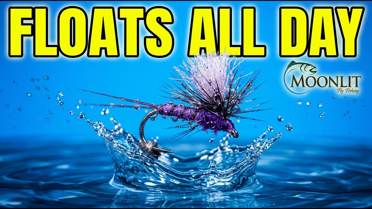 🎣 Tie the UNSINKABLE AeroFoam Purple Haze Dry Fly! (Step-by-Step Guide ...