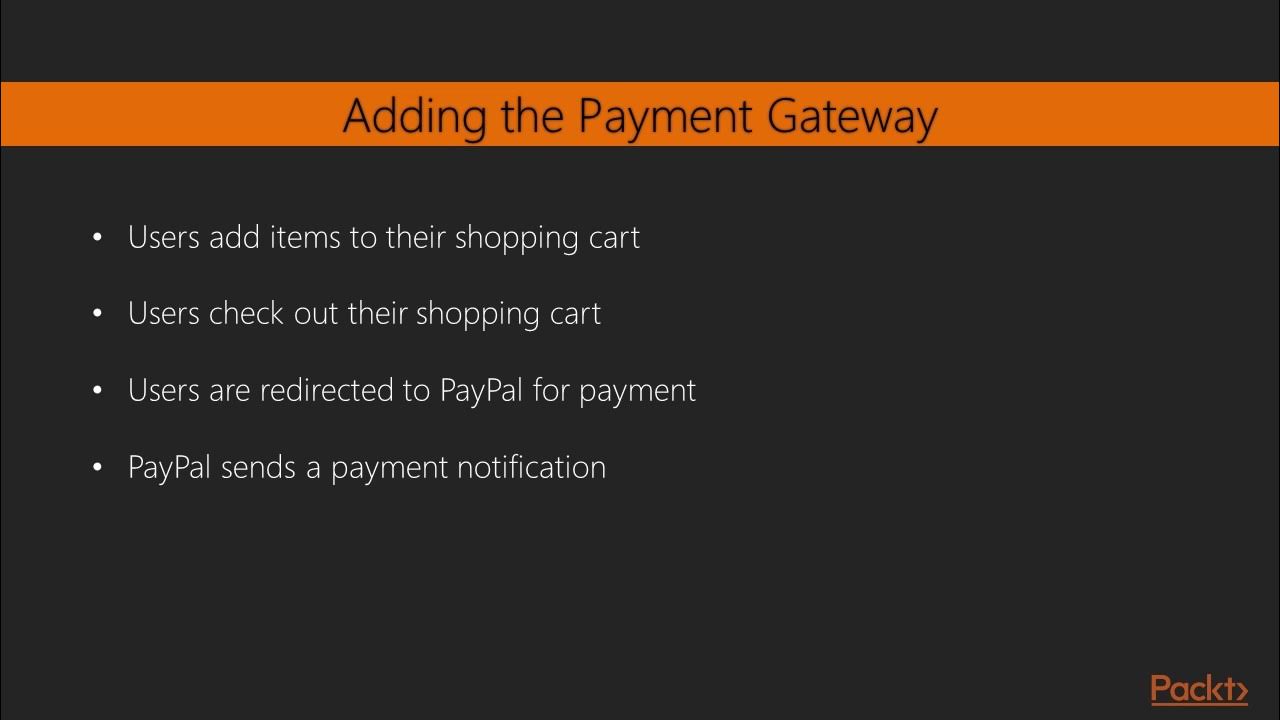 Django by Example : Integrating a Payment Gateway | packtpub.com - YouTube