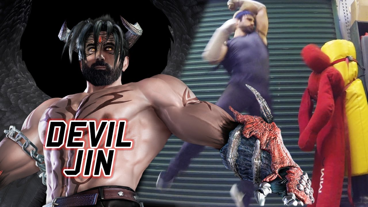 Real Life Tekken - Evil Karate with DEVIL JIN [Eric Jacobus] - YouTube
