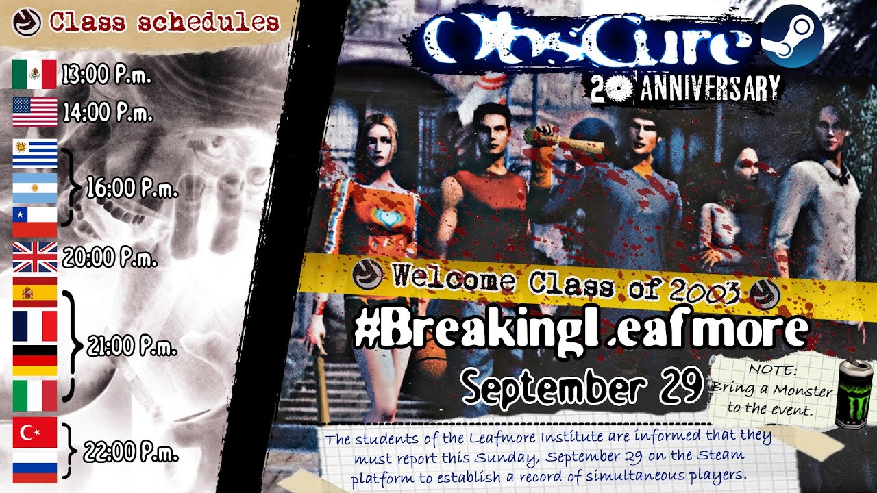 🔴EN VIVO: BREAKING LEAFMORE Celebrando 20 años de ObsCure - RezKarkov ...