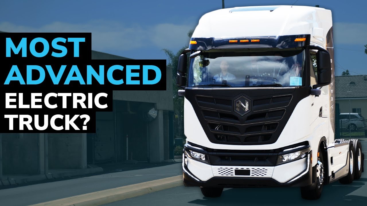 Take a Ride in the Nikola Tre BEV Electric Semi Truck - YouTube