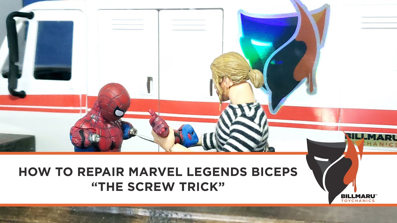 Marvel Legends Arm Repair (The screw trick) - YouTube