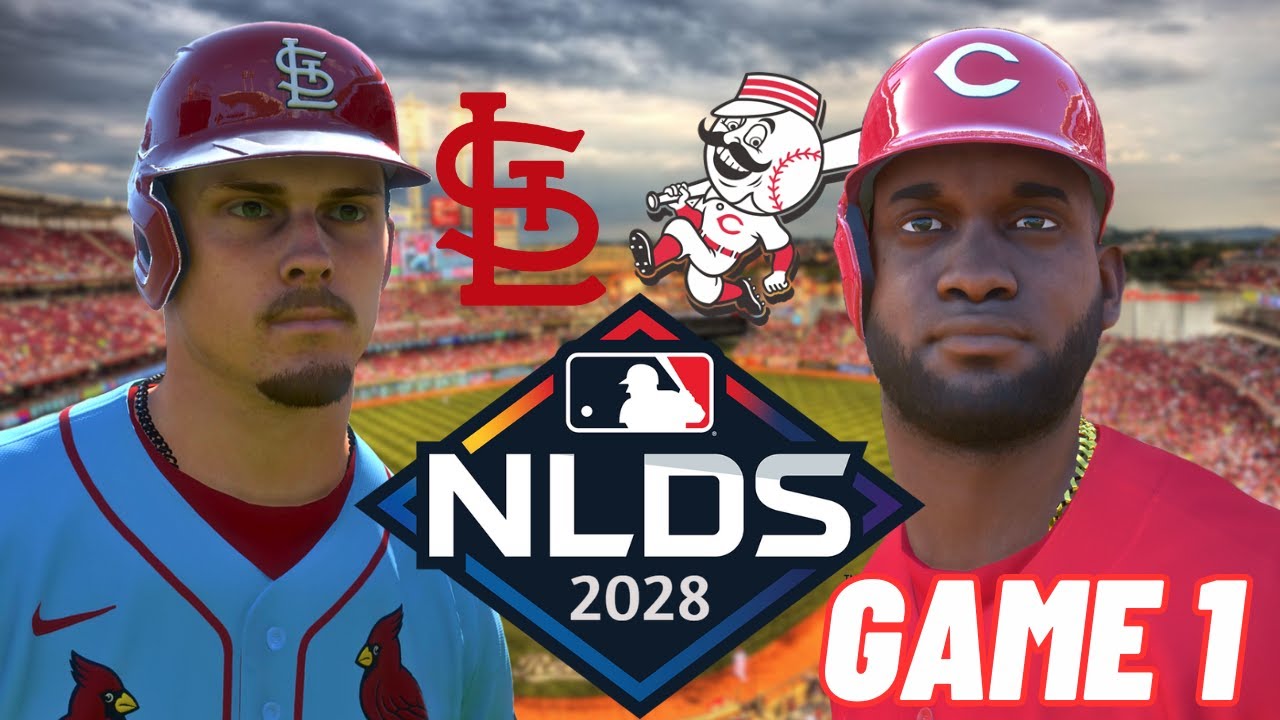 2028 NLDS GAME 1 VS. CARDINALS | MLB THE SHOW 24 CINCINNATI REDS FRANCHISE EPISODE 90! - YouTube