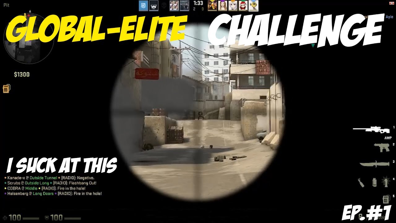 CS:GO Global Elite Quest #1 - YouTube