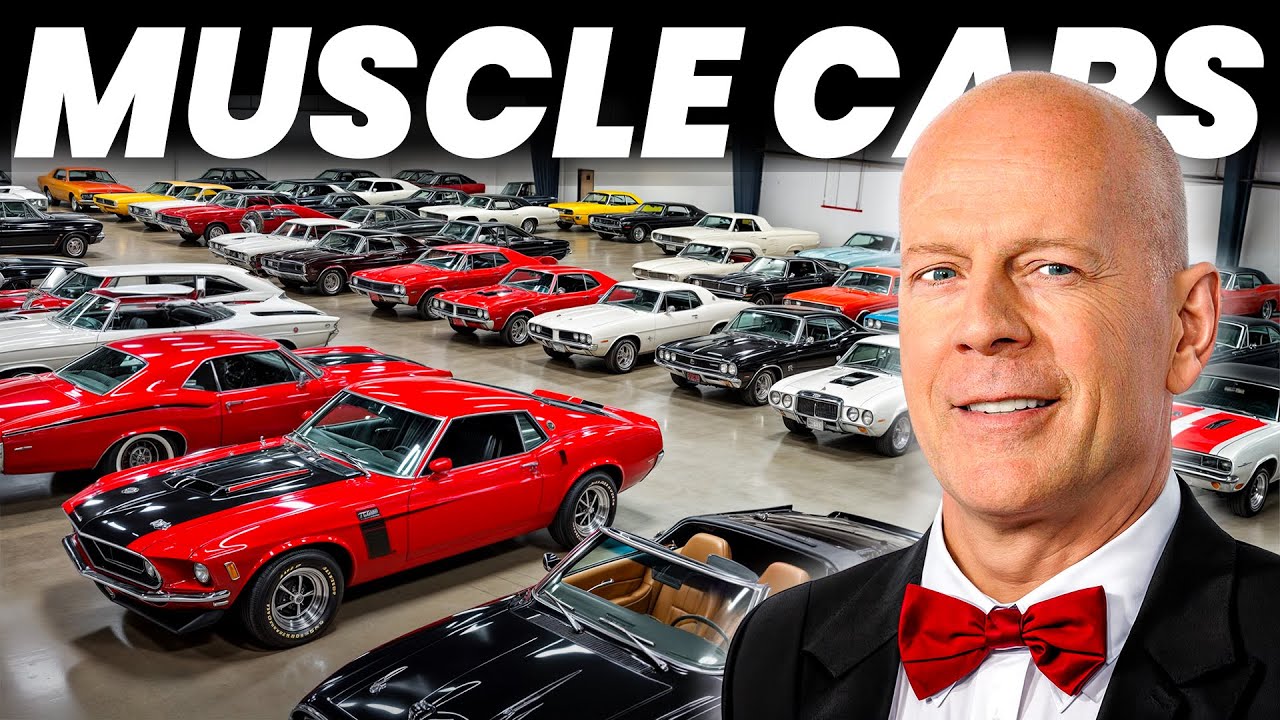 Ein exklusiver Blick in Bruce Willis’ Muscle-Car-Sammlung - YouTube