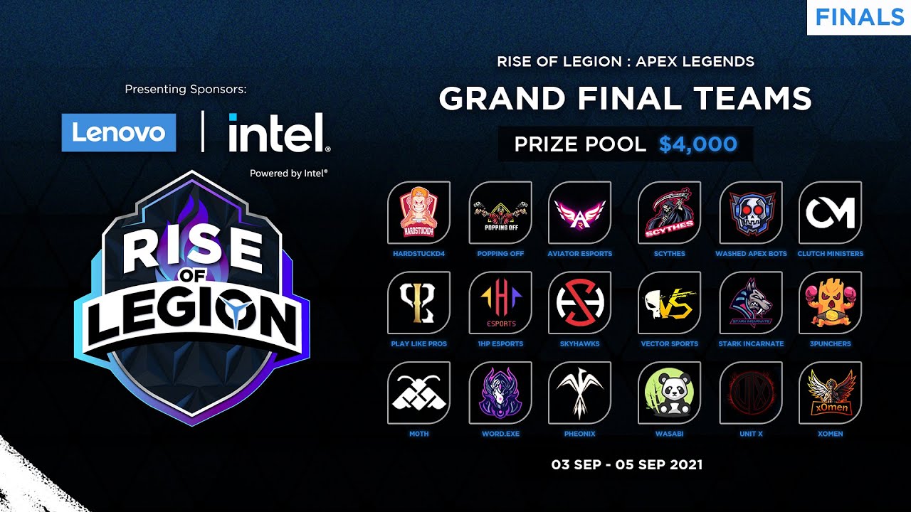 Rise of Legion: Apex Legends | Grand Final | Day 3 | Online Gaming ...