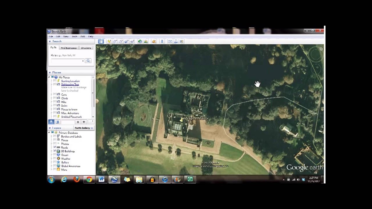 Bat Cave On Google Earth