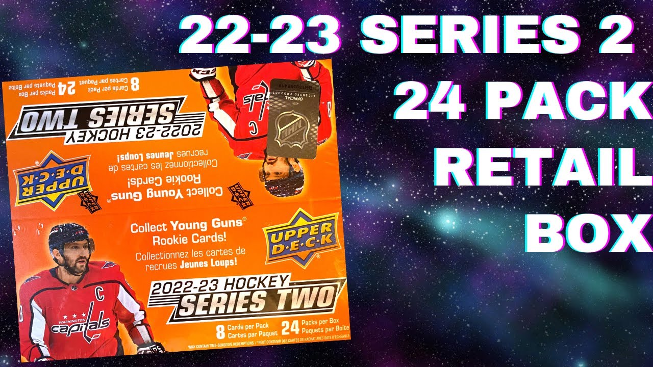 2022-23 Upper Deck Series 2 Hockey 24 Pack Retail Box Break and Review ...