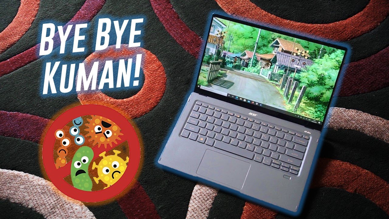 Kuman & Virus TAKUT Laptop Ini! - Acer Swift 5 Antimicrobial - YouTube
