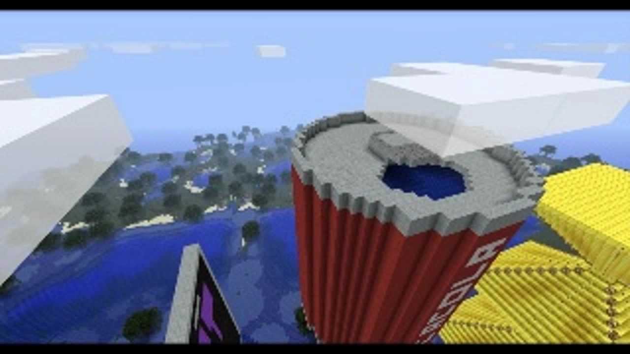 Coke can in Minecraft - YouTube