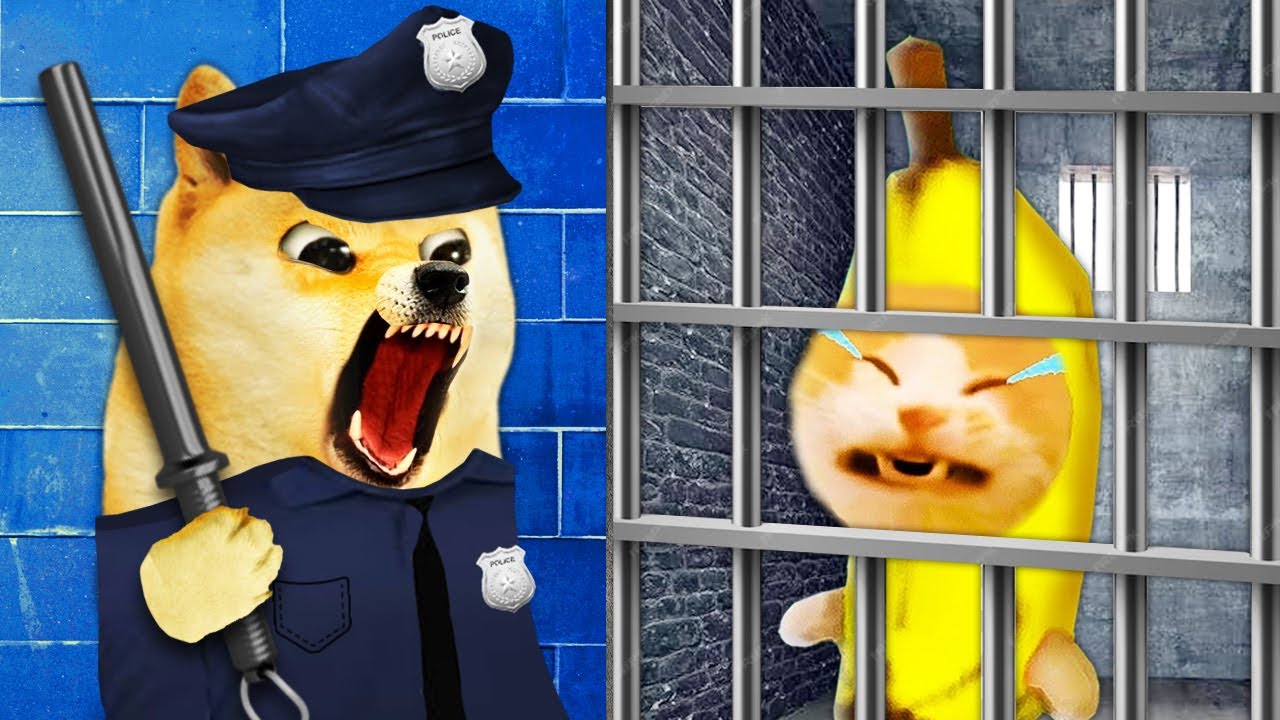 Escape from Prison: Banana Cat's Unforgettable Jailbreak! 🐱 Baby Banana ...