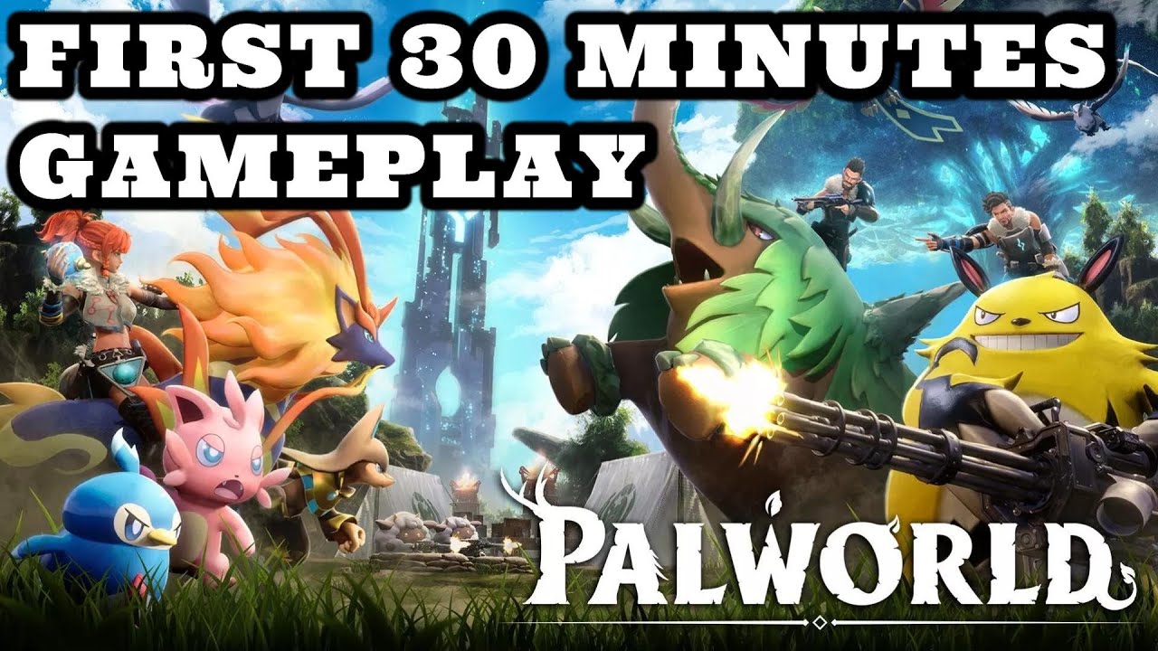 PALWORLD - PC First 30 Minutes Gameplay (4K 60FPS) No Commentary - YouTube