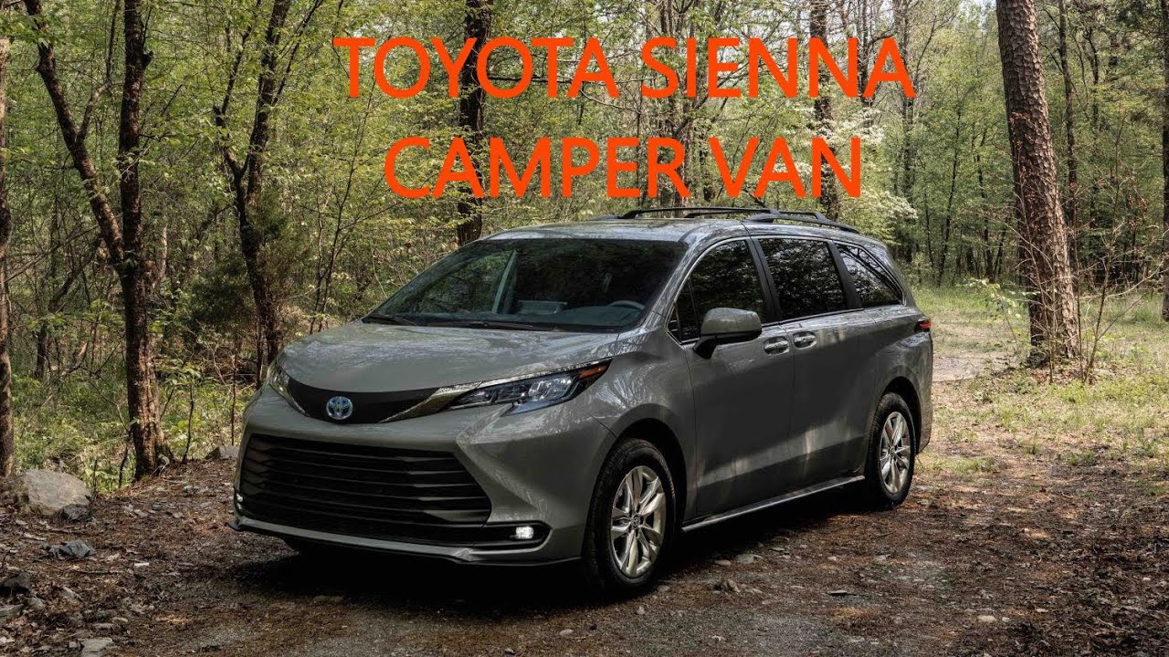 toyota sienna to campervan easy convertible van life - YouTube