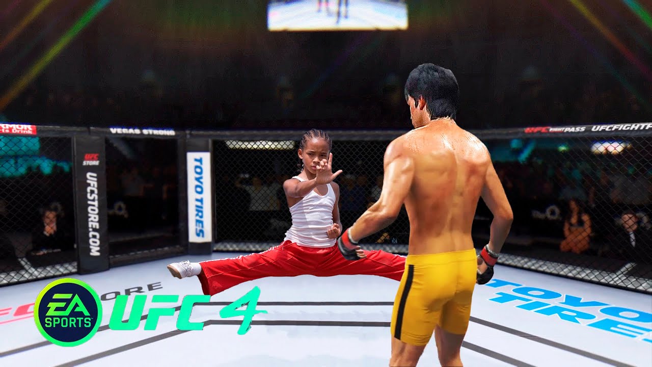 UFC4 Bruce Lee vs Karate Kid EA Sports UFC 4 PS5 - YouTube