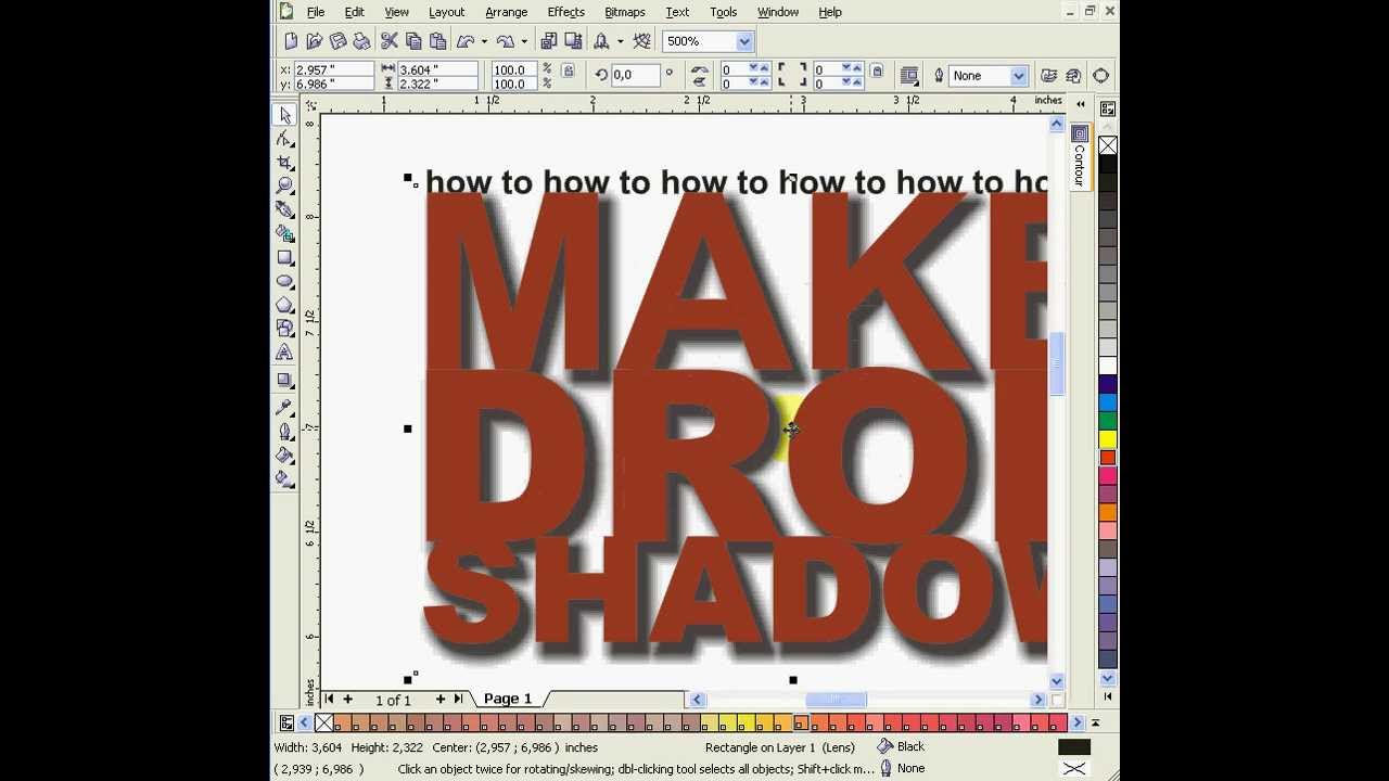 How To Make Drop Shadow In CorelDRAW Easily YouTube how-to-make-drop-shadow-in-coreldraw-easily-youtube