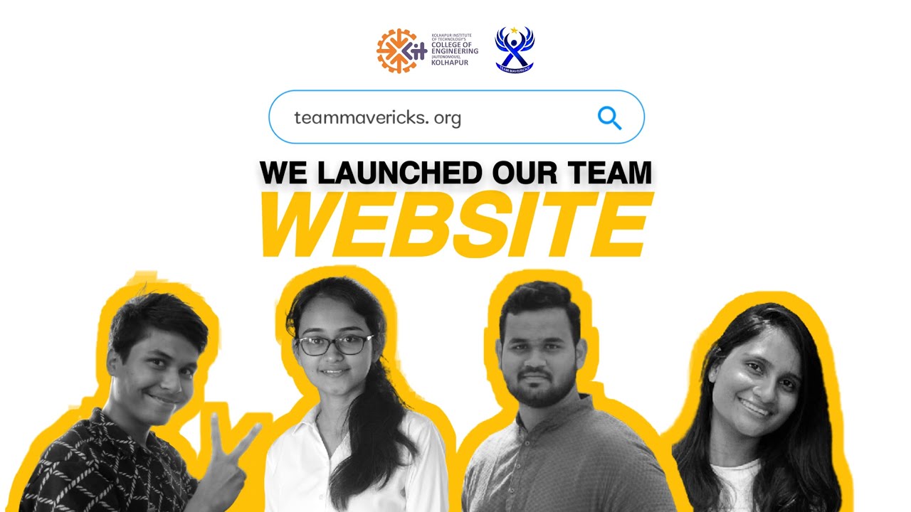 WE LAUNCHED OUR TEAM WEBSITE - YouTube