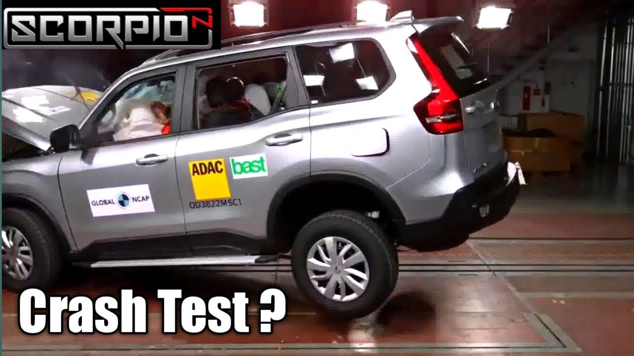 Mahindra Scorpio N Crash Test 2022 😱 - Scorpio Global ncap Safety ...