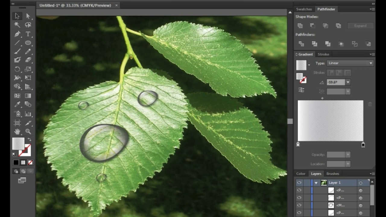 How To Make Realistic Water Drop In Adobe Illustrator Adobe how-to-make-realistic-water-drop-in-adobe-illustrator-adobe