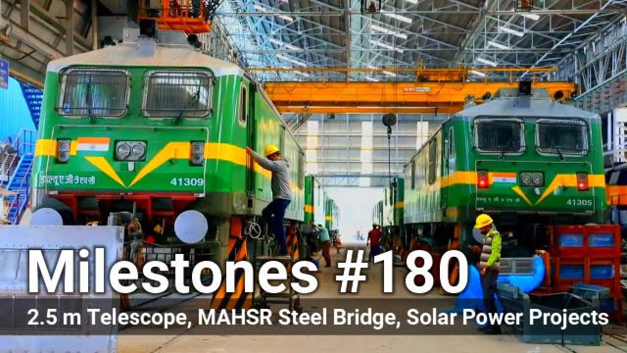 1240 Locomotives Production, 2.5 m Telescope on Mount Abu, High Speed ...