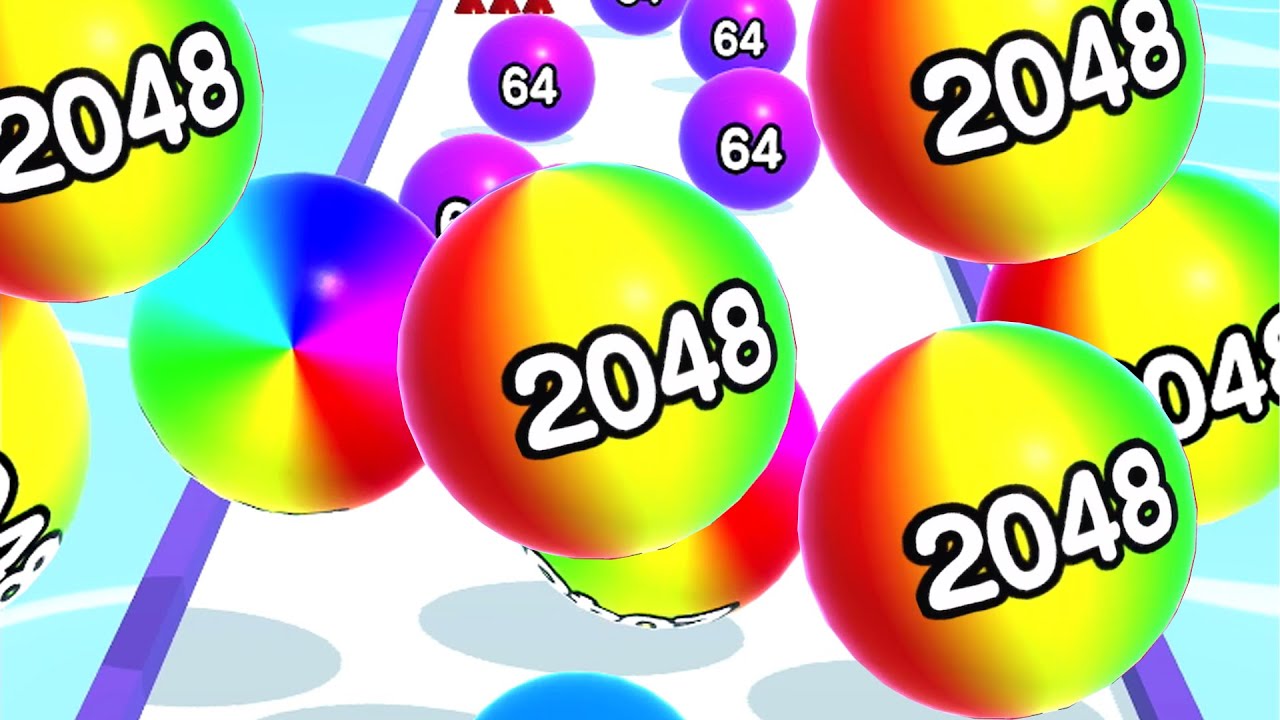 Ball Run 2048 - All Levels Gameplay Android, iOS ( Levels 560 ) - YouTube