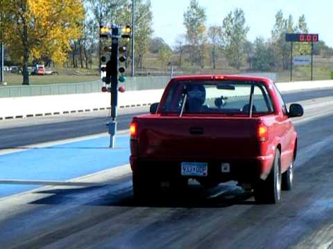 355 s-10 4000rpm transbrake launch - YouTube