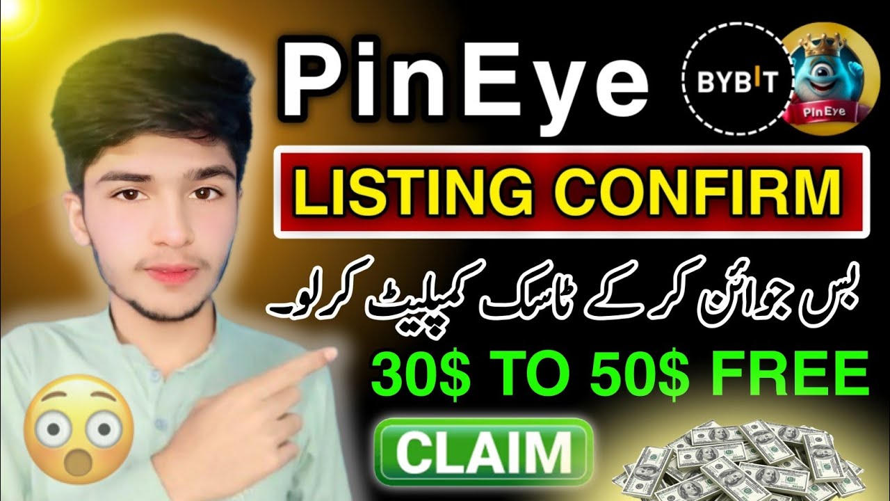 PinEye Airdrop Listing Date || PinEye Airdrop New Update 😱|| #ahmadearningcenter - YouTube