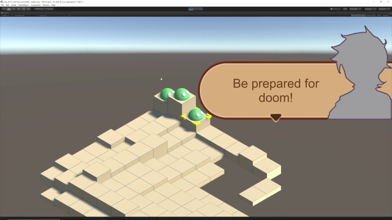 Unity 2017 - Tactics RPG - Animated Panels 2 - Convos - YouTube