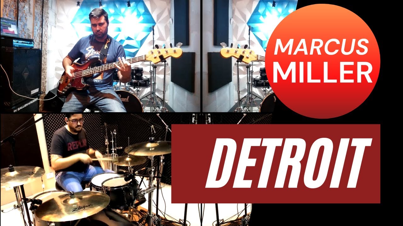 Marcus Miller - Detroit - Drum and Bass Cover (Marcio & Vinicius ...