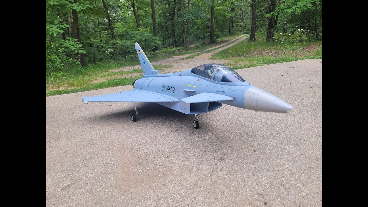 Epic Flight of the Freewing Eurofighter RC Plane | Old School eRC Brand ...