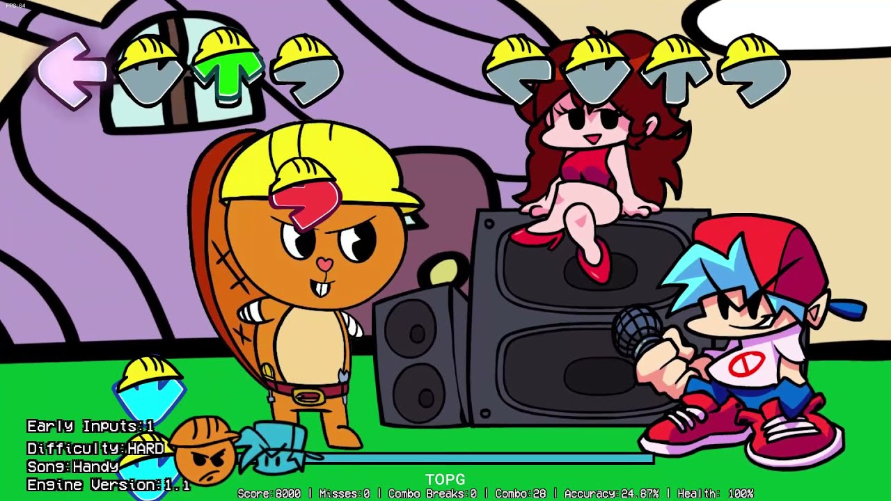 FNF vs Handy - Happy Tree Friends (DEMO) - YouTube