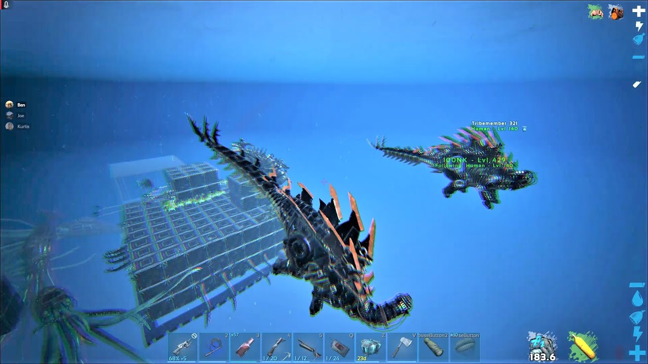 ONLINE Raiding A JUICY Underwater Cube Base! S2 E41 | ARK Small Tribes ...