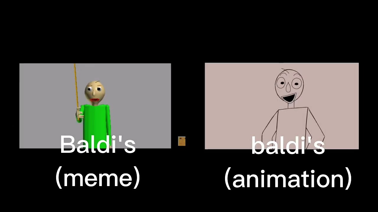 baldi's and meme animation - YouTube
