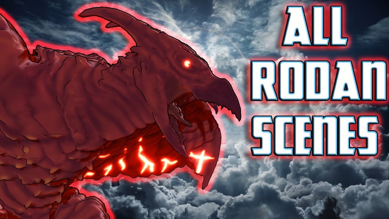 All Rodan Scenes - Godzilla APEX Animated Series - YouTube