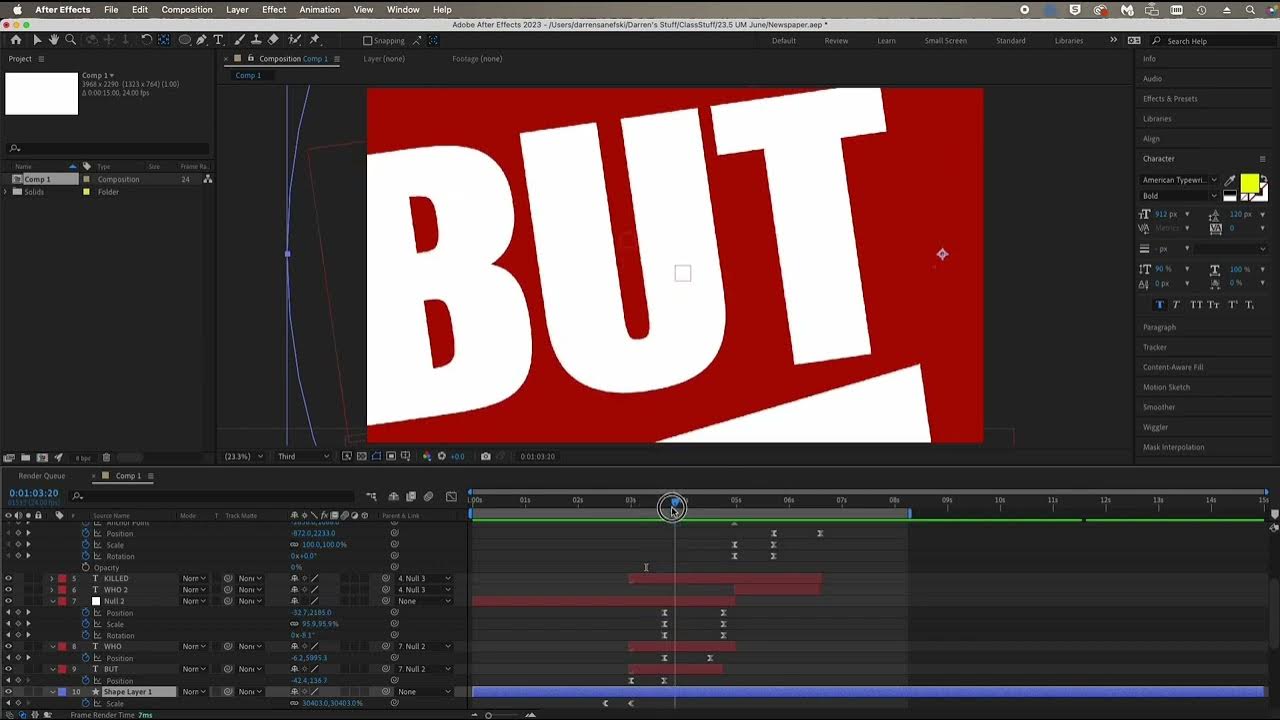 After Effects using the Null layer - YouTube
