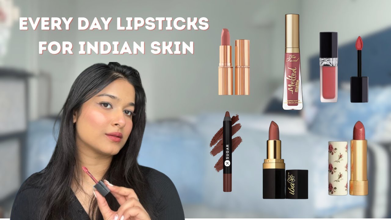 #11 Best Lipsticks for Indian Skin | Swatches and review! - YouTube