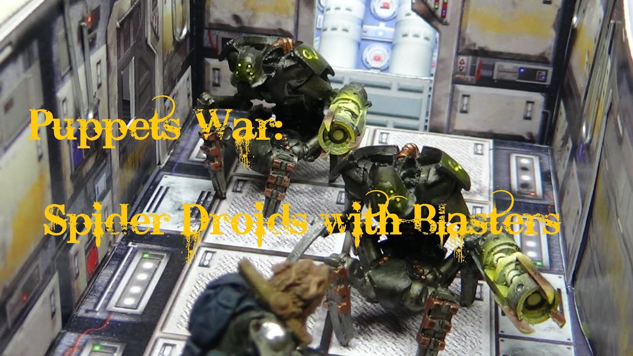 Puppets war Soldier Droid with Blasters - YouTube