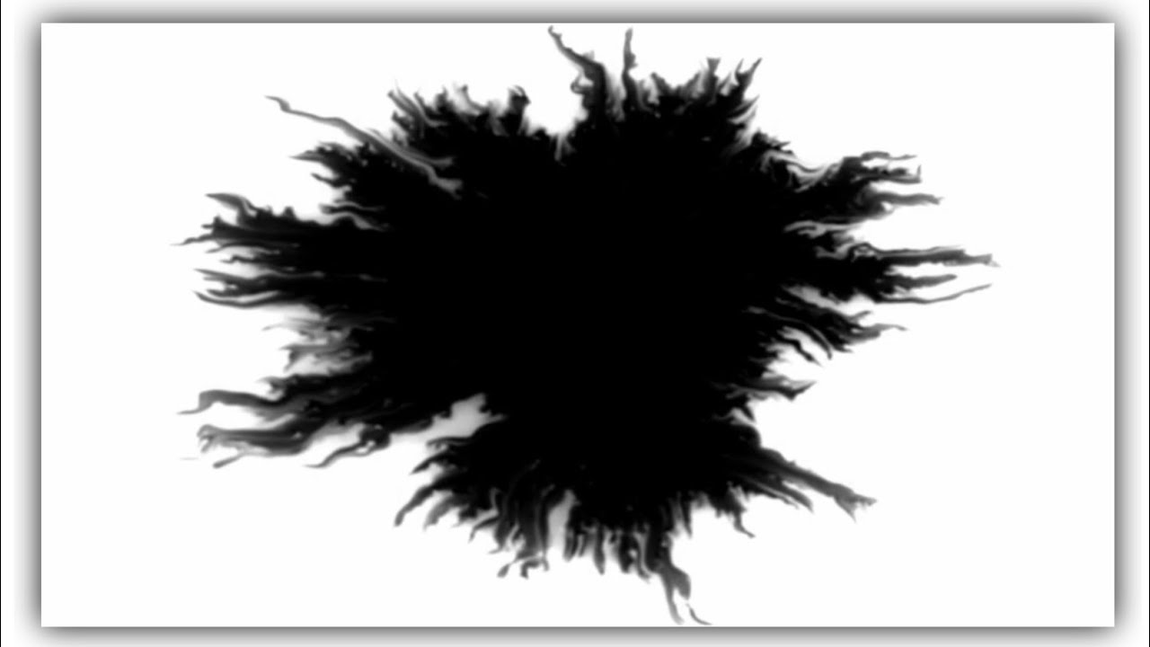 New Trending Ink Splash Black Screen Video | Trending Ink Splash Effect ...