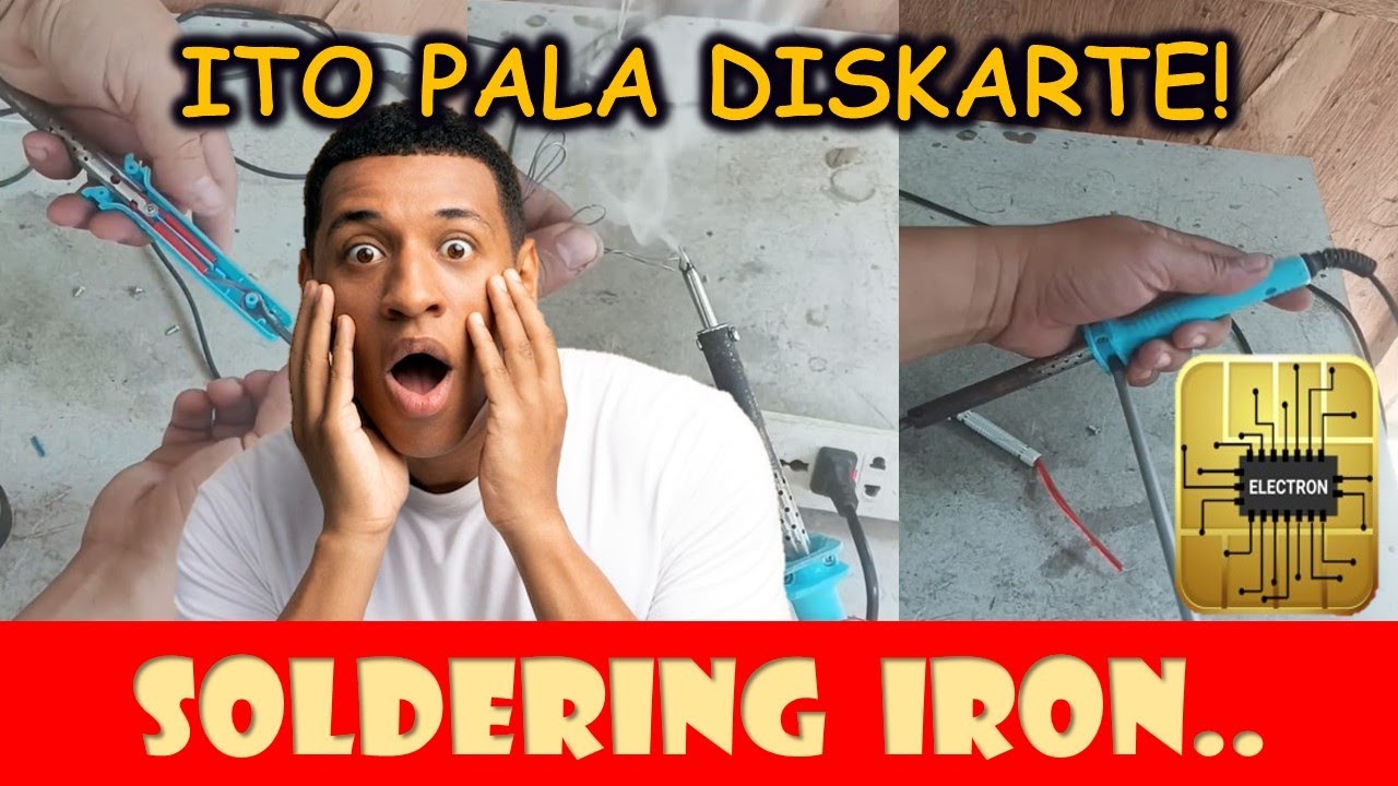 Ito ang magandang sekreto sa panghinang | soldering iron. - YouTube