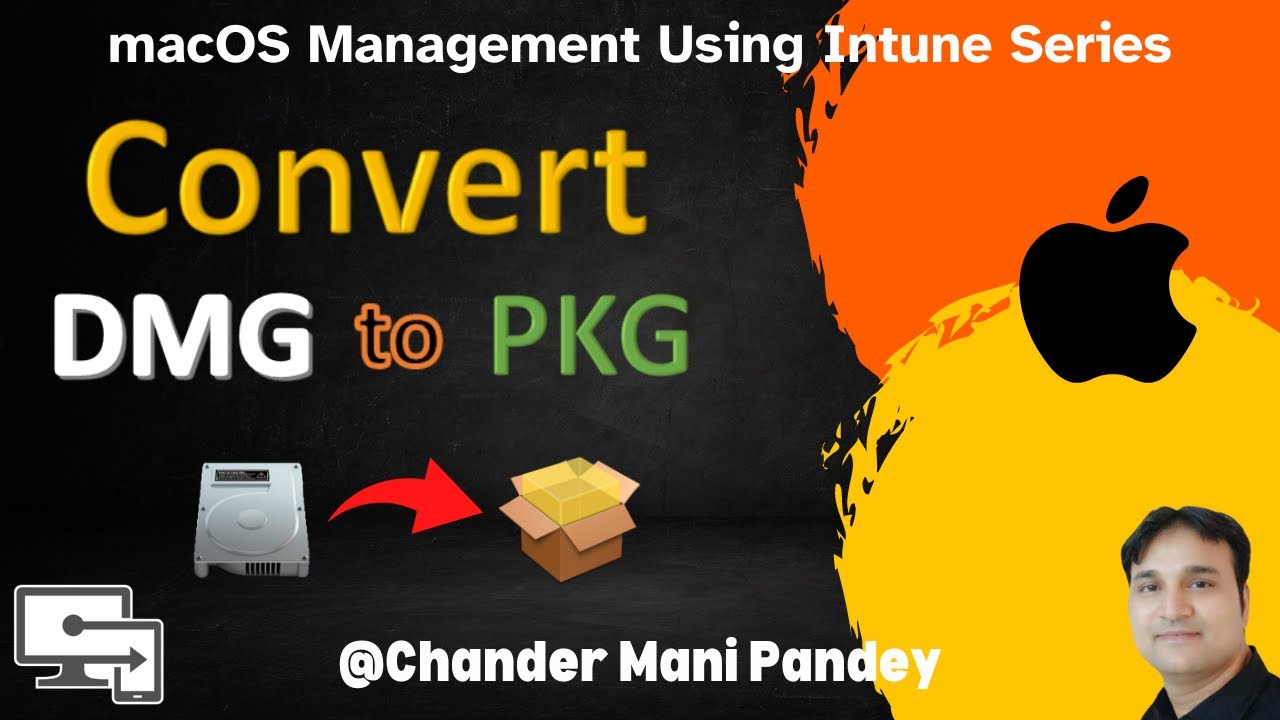 Convert macOS DMG to MAC PKG File and deploy using Intune - YouTube