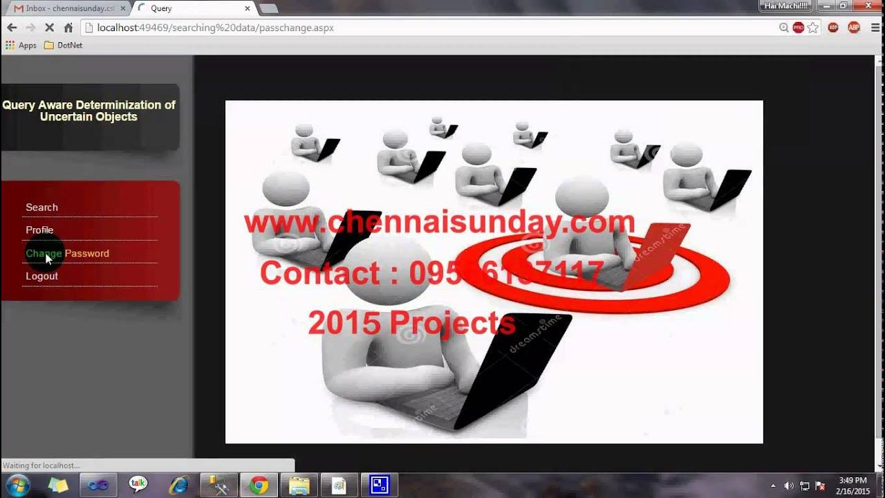 Query Aware Determinization of Uncertain Objects - YouTube