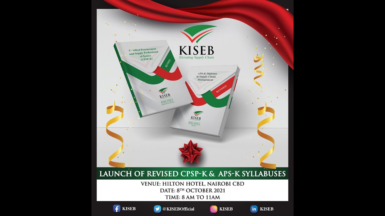 Launch of the KISEB Revised CPSP-K & APS-K Syllabuses Live Stream Test ...