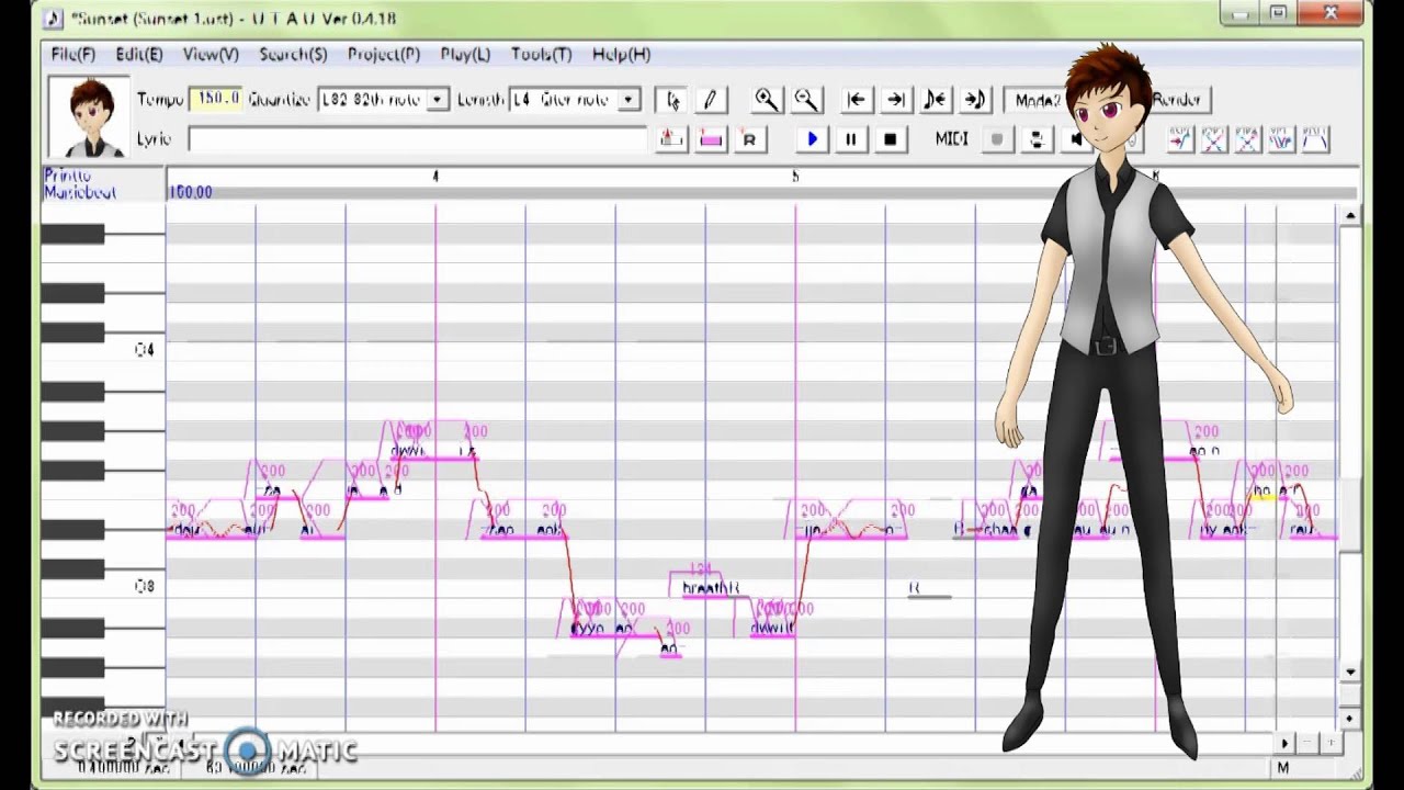 [UTAU Korean VCCV] Sunset - Printto Magicbeat Korean VCCV Release - YouTube