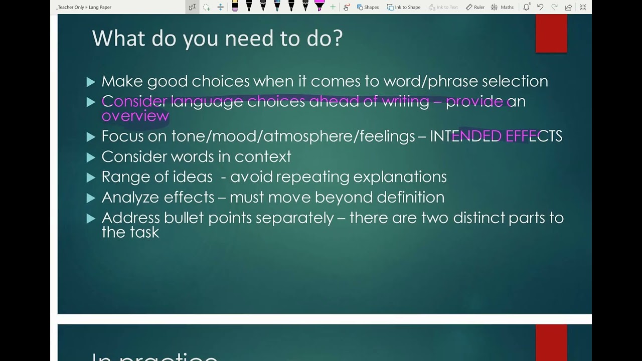 CIE 0500 - Paper 1: Q2d Revision/Advice - YouTube