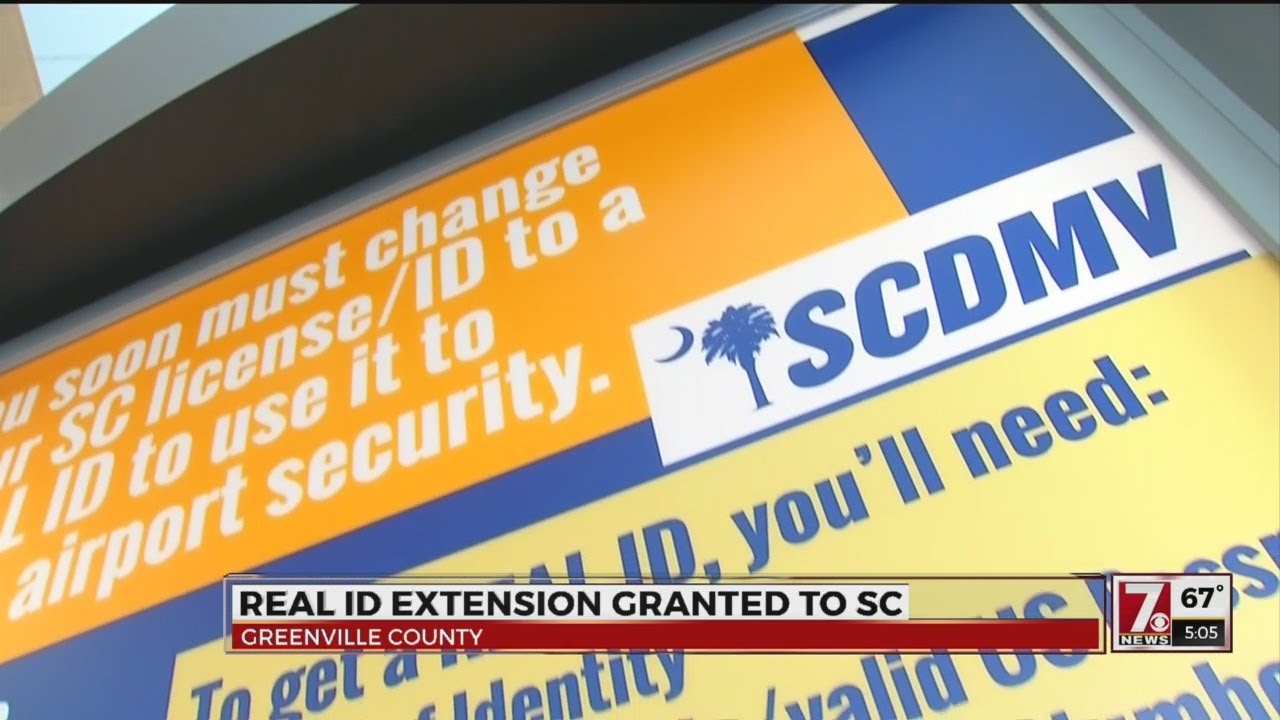 SC Gets Extension From Federal Govt. For REAL ID Compliance - YouTube
